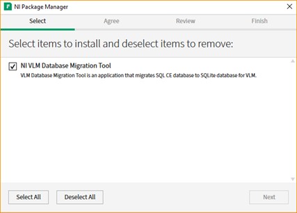 Database Migration from SQL CE to SQLite in NI Volume License Manager (VLM) - NI